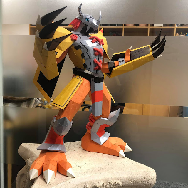 [Free Template] Digimon Papercraft: Wargreymon and Wargreymon X - Brian ...