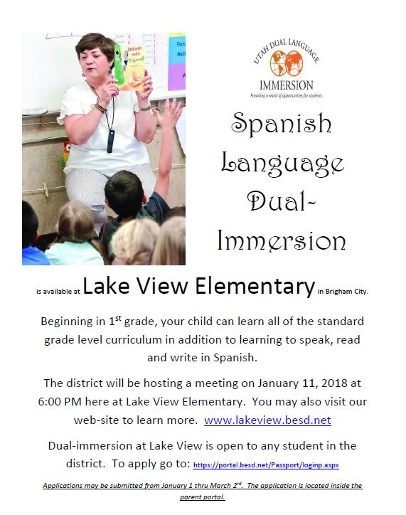 Lake View Elementary: Dual Immersion