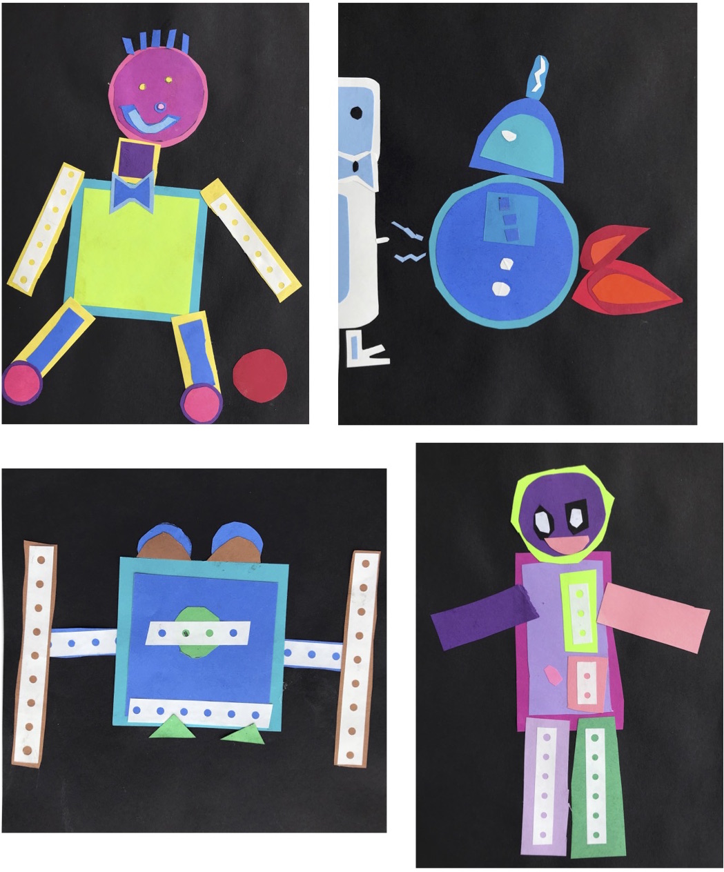 The Rolling Artroom: Shape Robots (1st-3rd Grade)