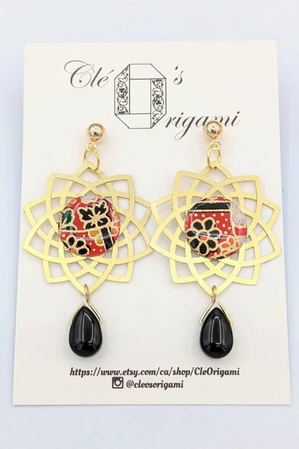 Exquisite Japanese Paper Jewelry by CleOrigami