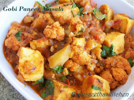 Spicy Treats: Paneer Gobi Masala