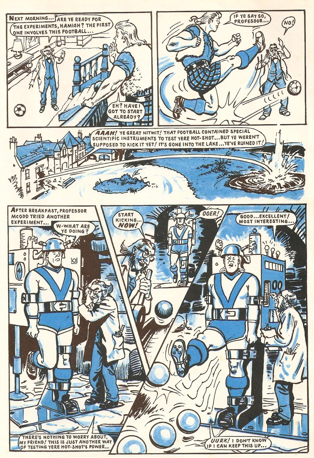 Wacky Comics!: Football in Comics (Part 4)!