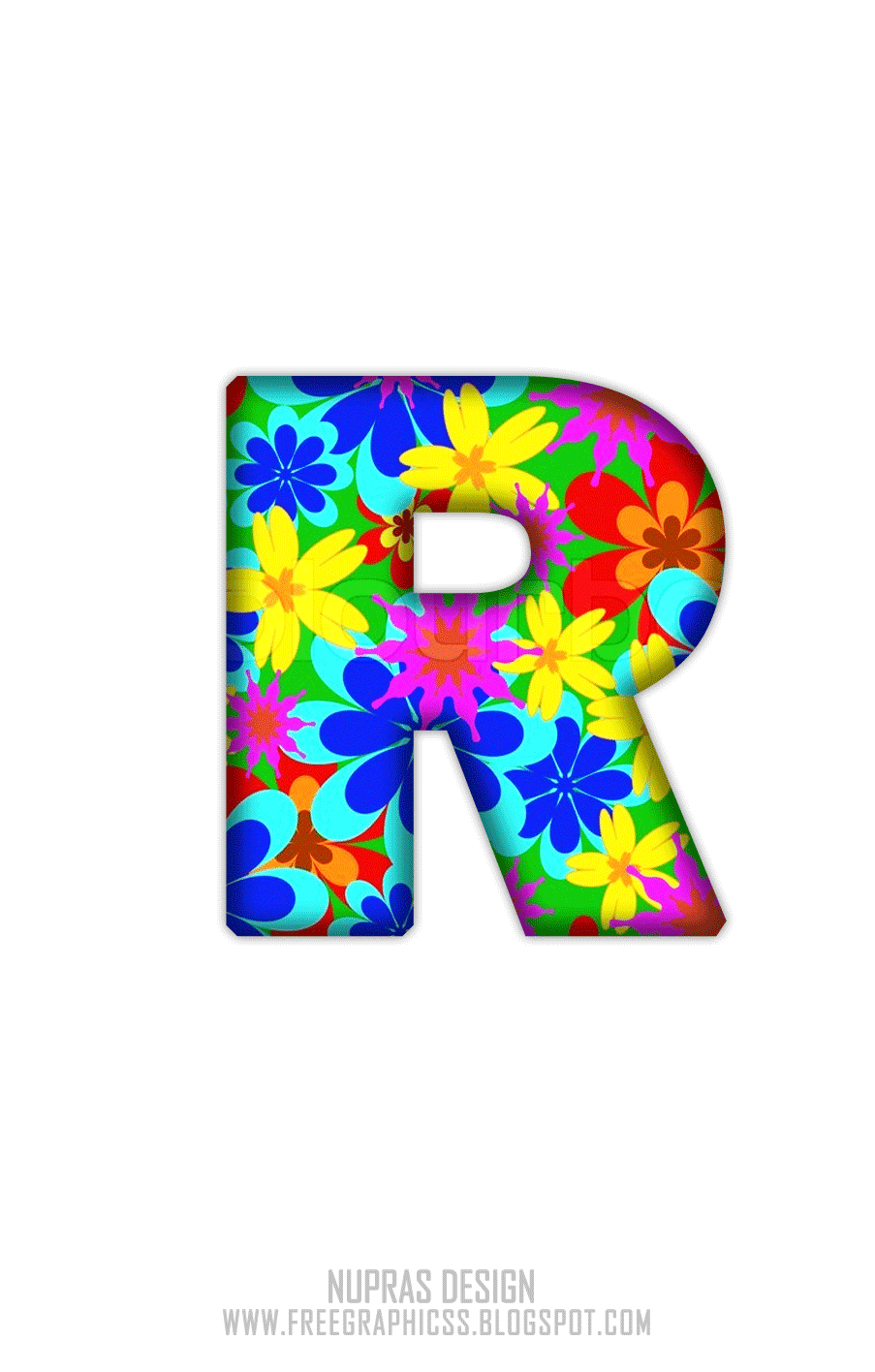 Free Alphabet Graphic Design Letters A to Z