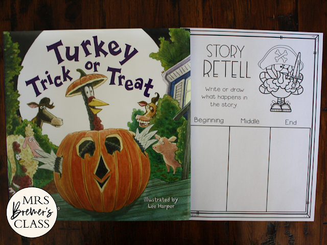 Turkey Trick or Treat | Book Activities | Mrs. Bremer's Class