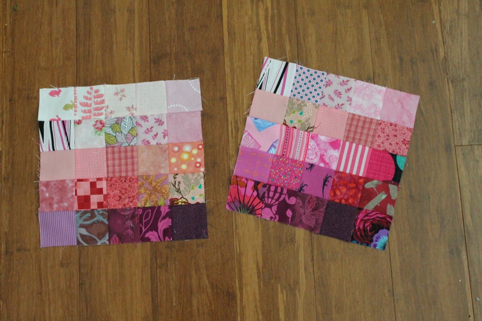 Quilting is more fun than Housework...: Oh Scrap! : Pink Scraps