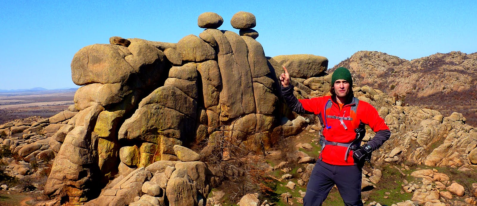 Charon Gardens hike/Wichita Mountains V-Day Camping