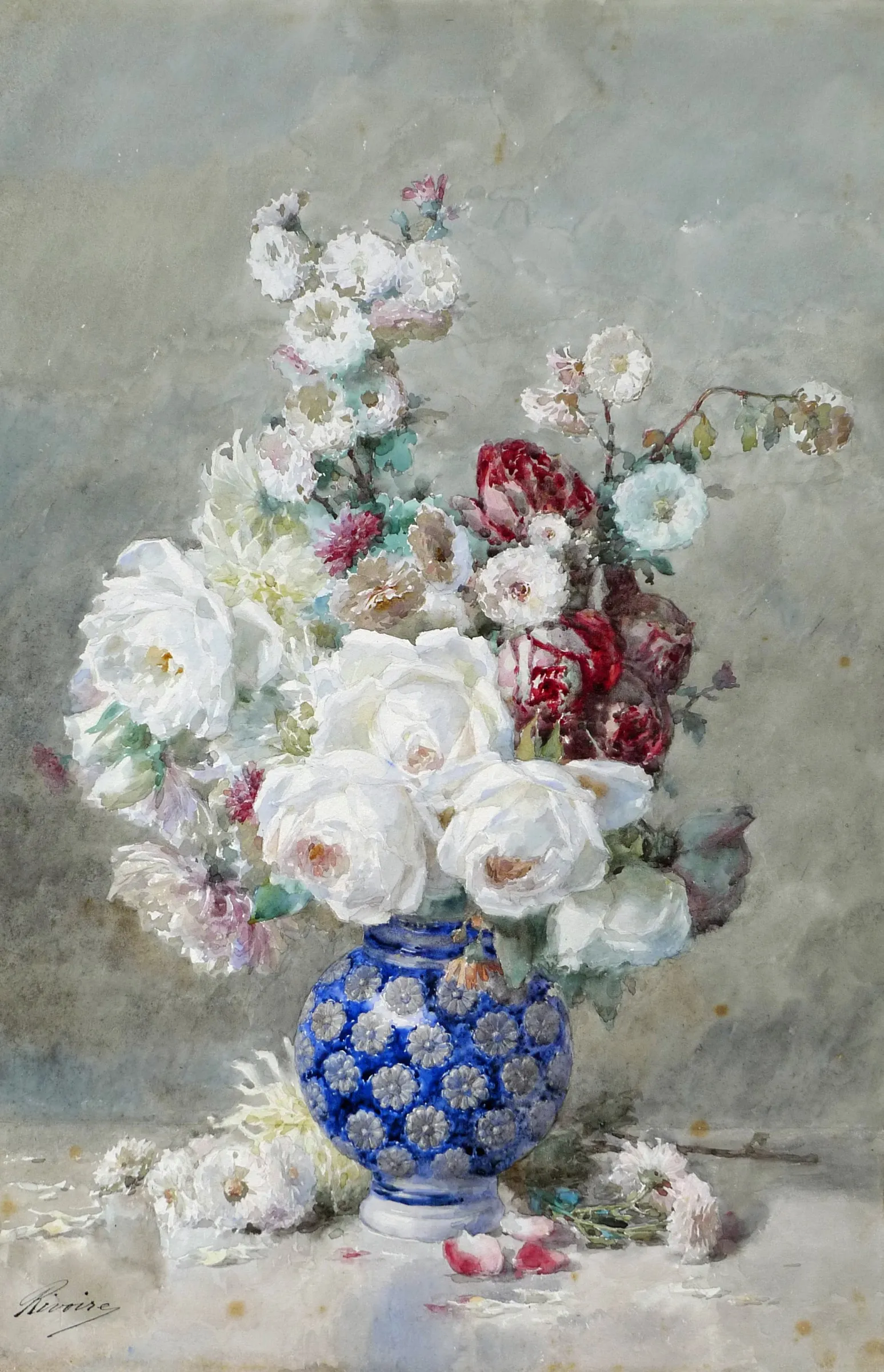 Francois Rivoire (1842-1919) Flowers painter | Tutt'Art@ Masters