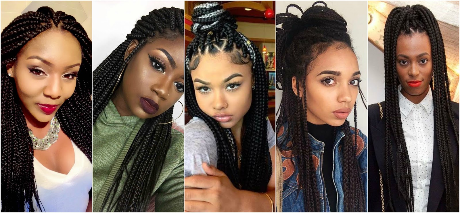 Colorful Summer Box Braid Hair styles | Melody Jacob