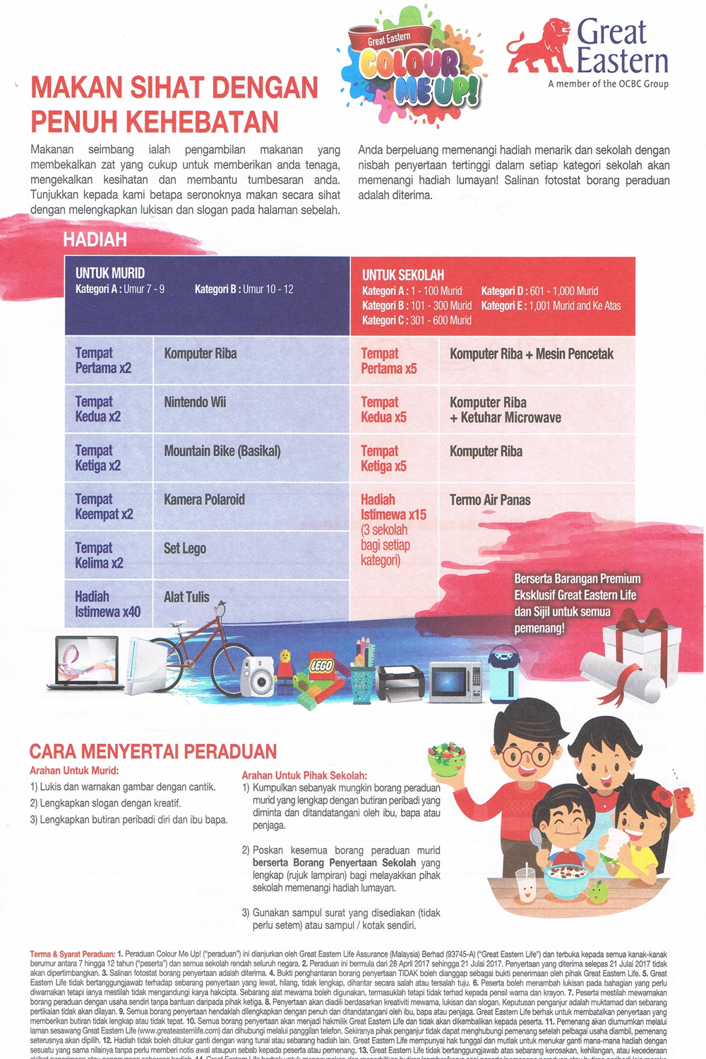 borang peraduan mewarna great eastern 2019 sekolah