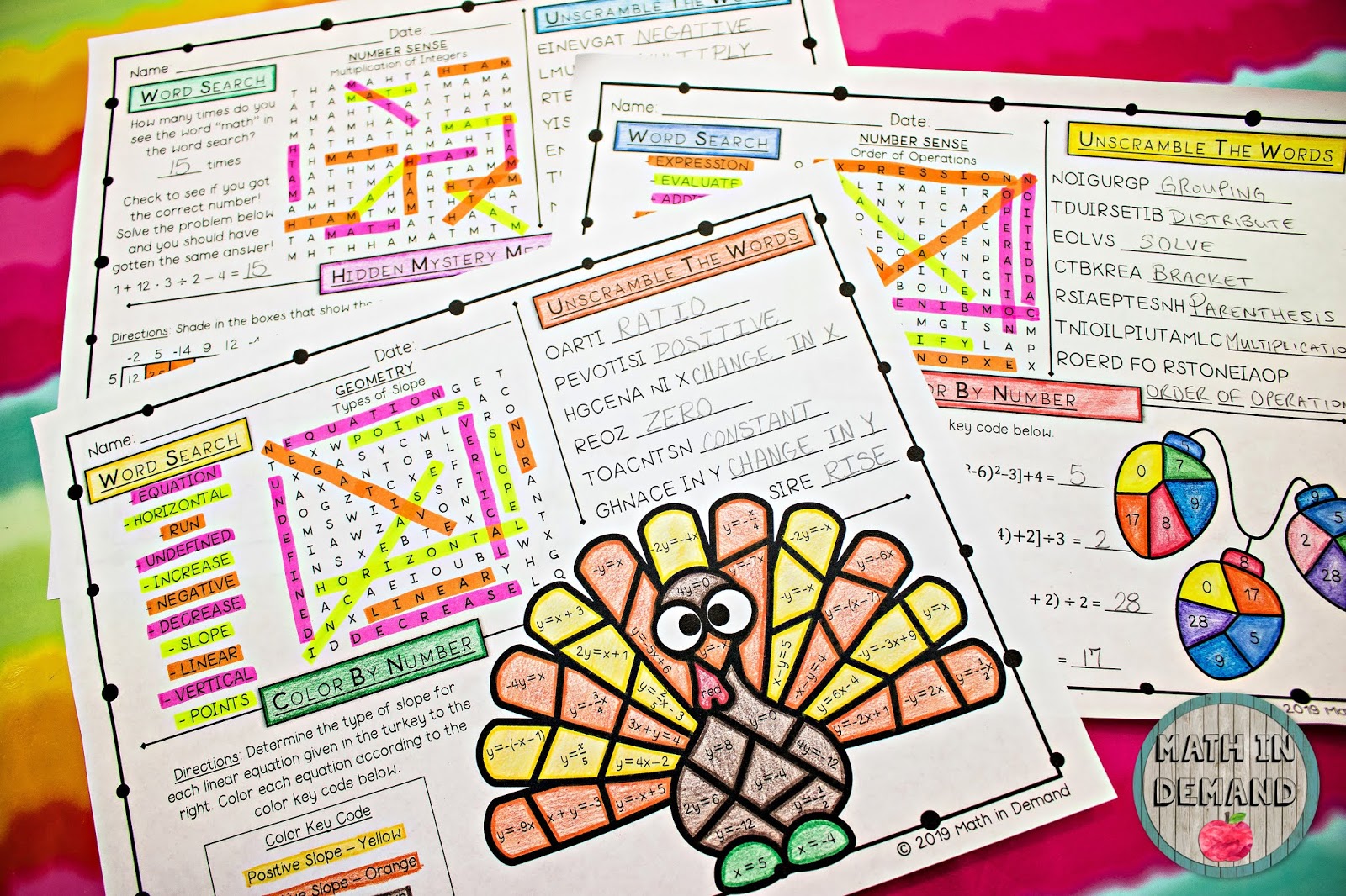 Math In Demand Middle School Math Early Finishers Math In Demand Middle School Math Early Finishers