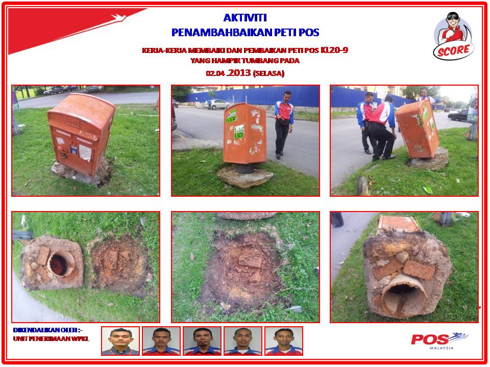 AKTIVITI PENAMBAHBAIKAN PETI POS | UNIT PENERIMAAN WPKL