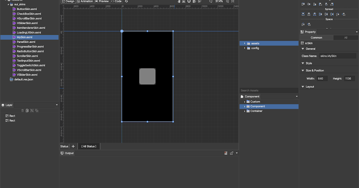 eui-eui.Rect ~ Egret Engine API 範例