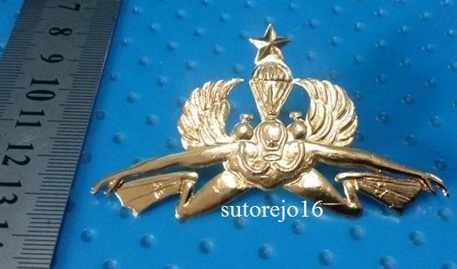 atribut dan aksesoris tni polri: pin brevet wings tni polri