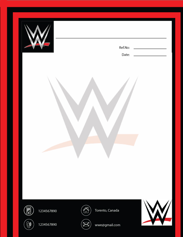WWE Letterhead
