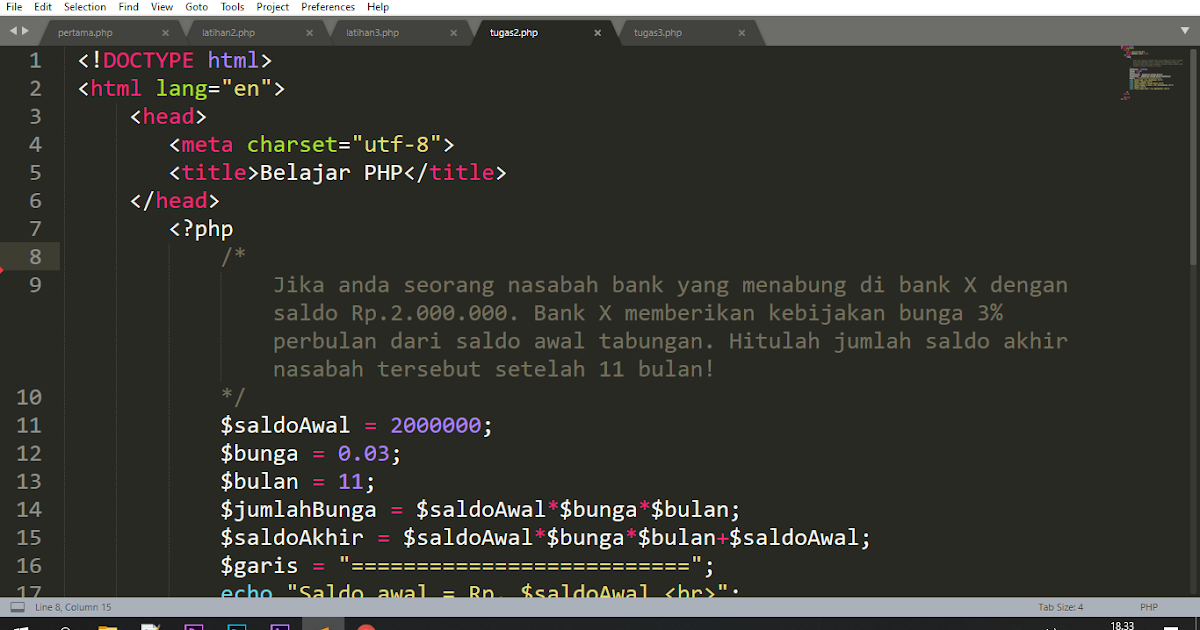 Modul halaman 30 PHP & JavaScript