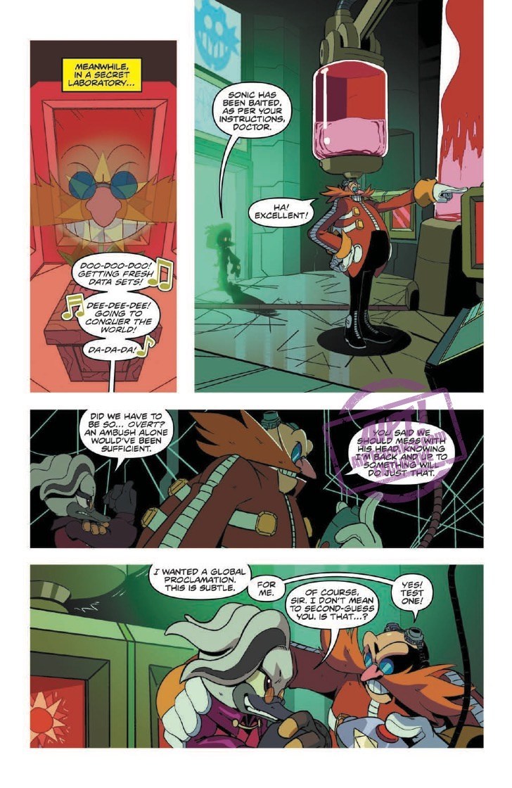 PREVIEW DE LA ENTREGA #13 DE SONIC THE HEDGEHOG DE IDW PUBLISHING