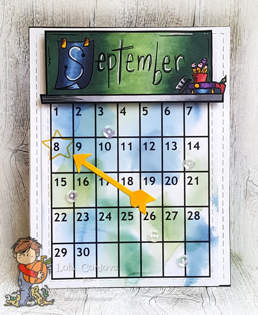 Little Card Maker: Explosion September Birthday Card