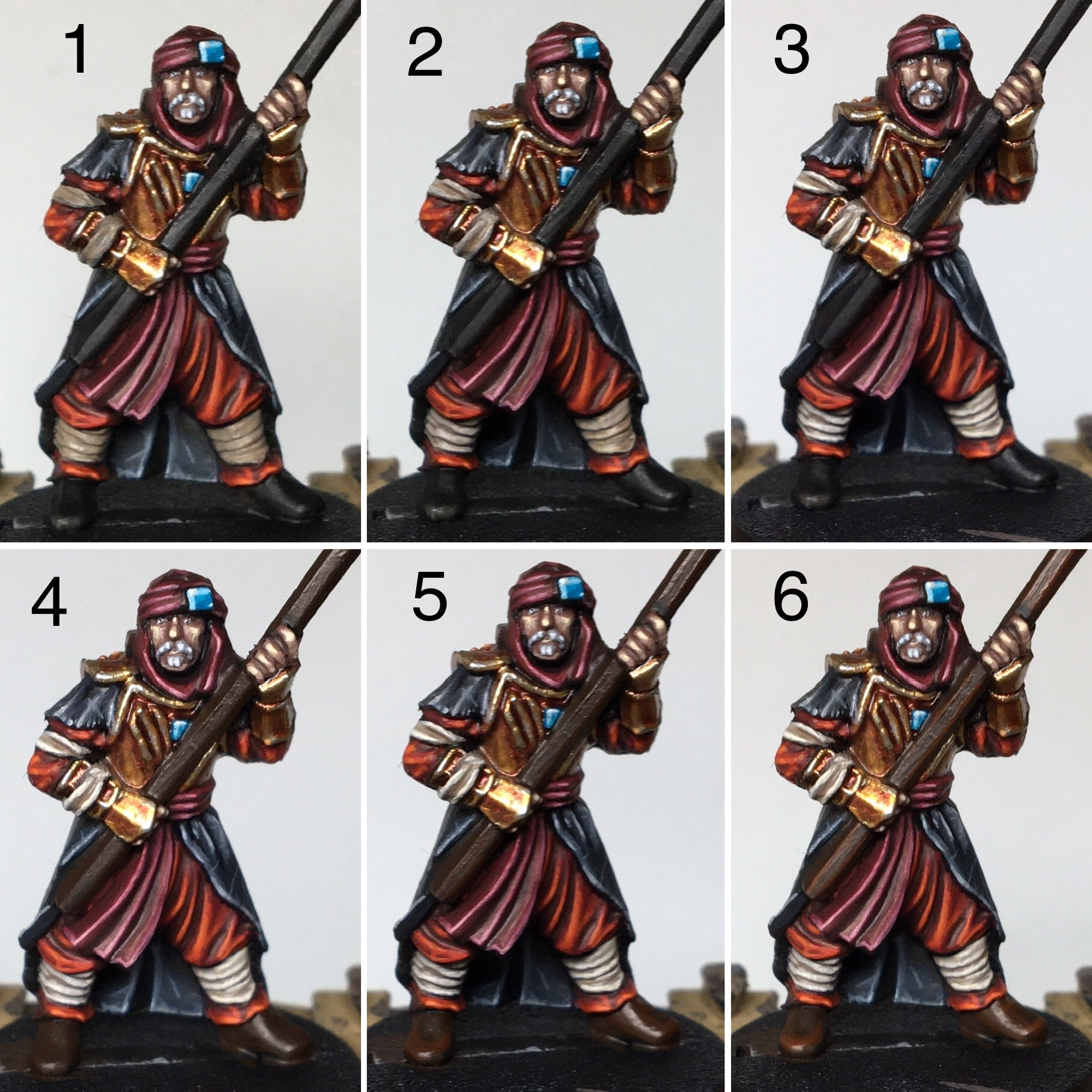 There and Back Again: Painting Warriors of Middle Earth: Harad