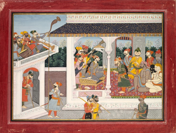 Atelier of india: Fattu and His large Guler Basohli Bhagavata purana