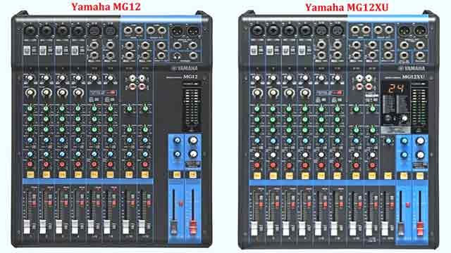 Mixer Yamaha MG12 dan MG12XU Spesifikasi 12 Channel Januari 2021 ...