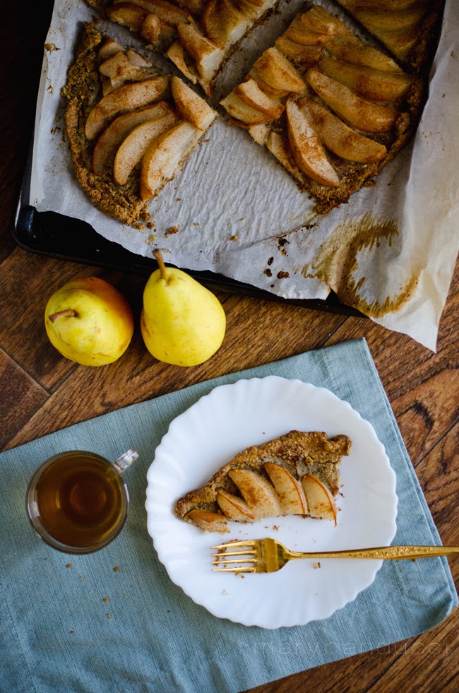 Sweet Roots {Infusions of Herbal Living}: Rustic Pear Tart
