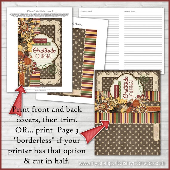 {NEW!} Gratitude Journal & Christmas Notebook Planner! - My Computer is ...