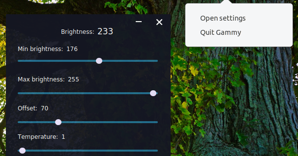 Gammy: Adaptive Screen Brightness Tool For Linux - Linux Uprising Blog
