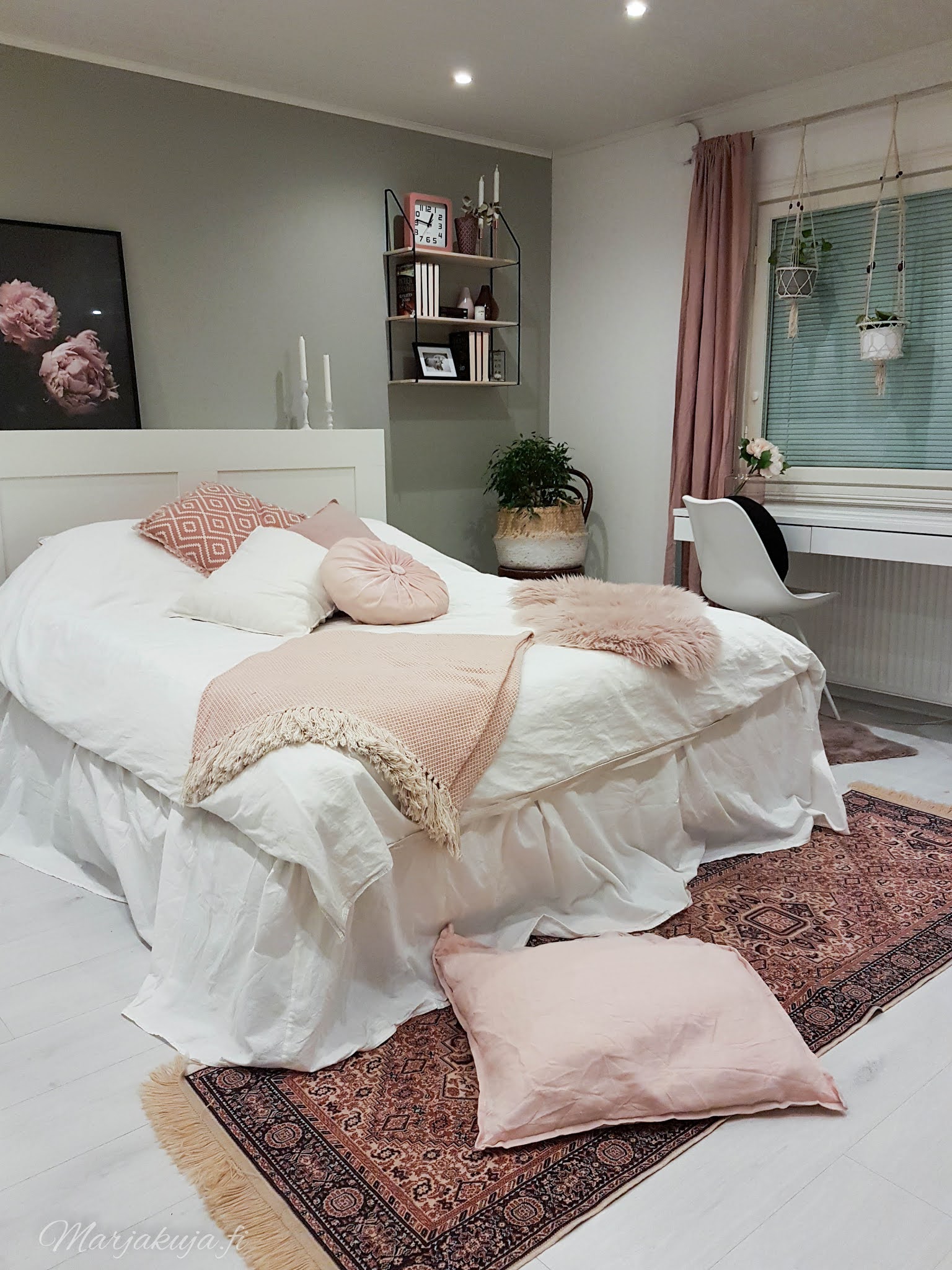HARMAA seinä & makuuhuoneen sisustuksen monet sävyt - SISUSTUS ...