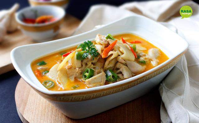 Membuat Menu Sayuran Lodeh Tewel Ati Ampela Yang Enak Dan Mantap ...