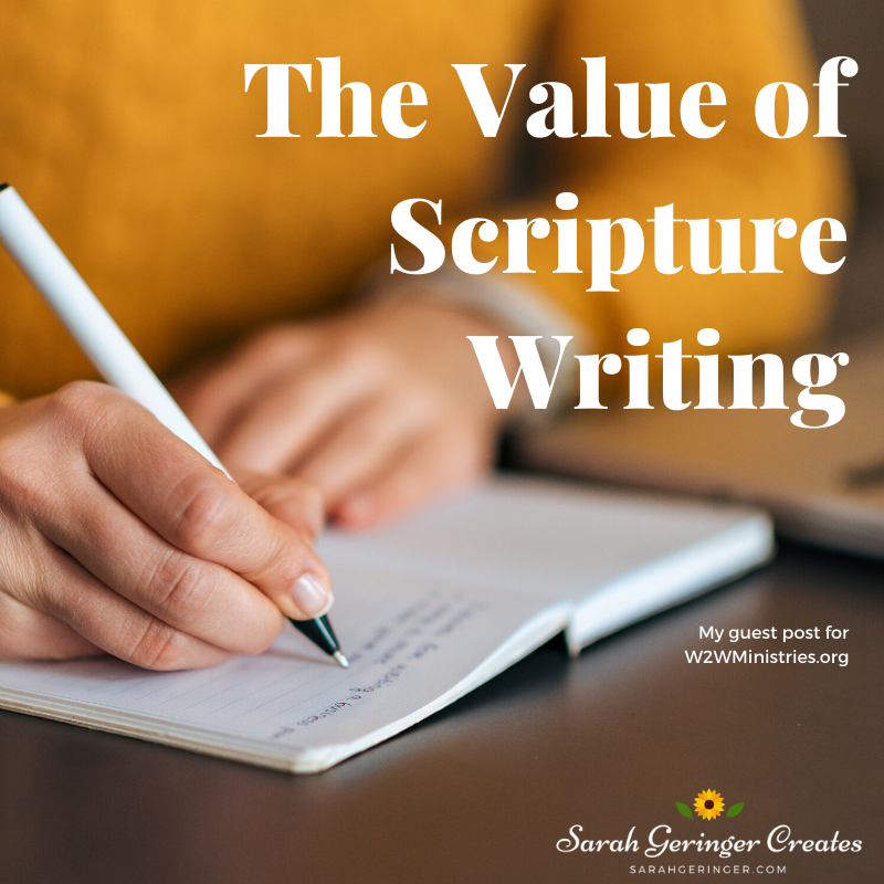 Woman to Woman: The Value of Scripture Writing