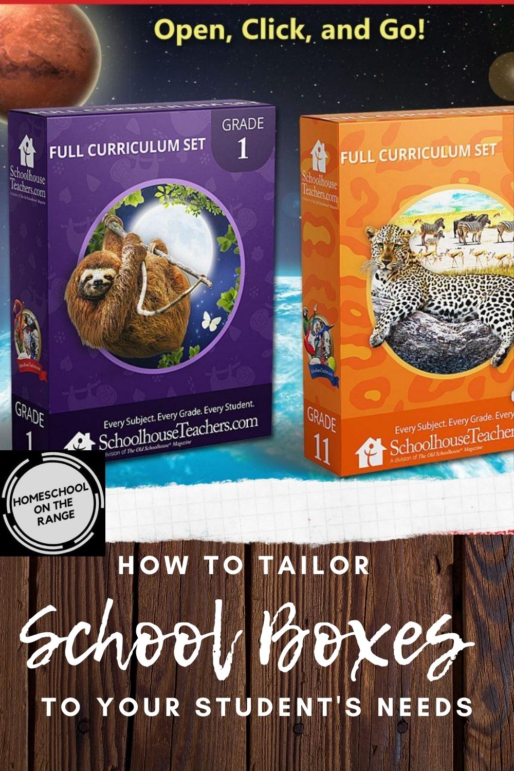Homeschool On the Range: Tailoring School Boxes to Your Child's Needs