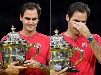 Roger Federer collected 10th Swiss Indoors title in Basel - SportsHistori