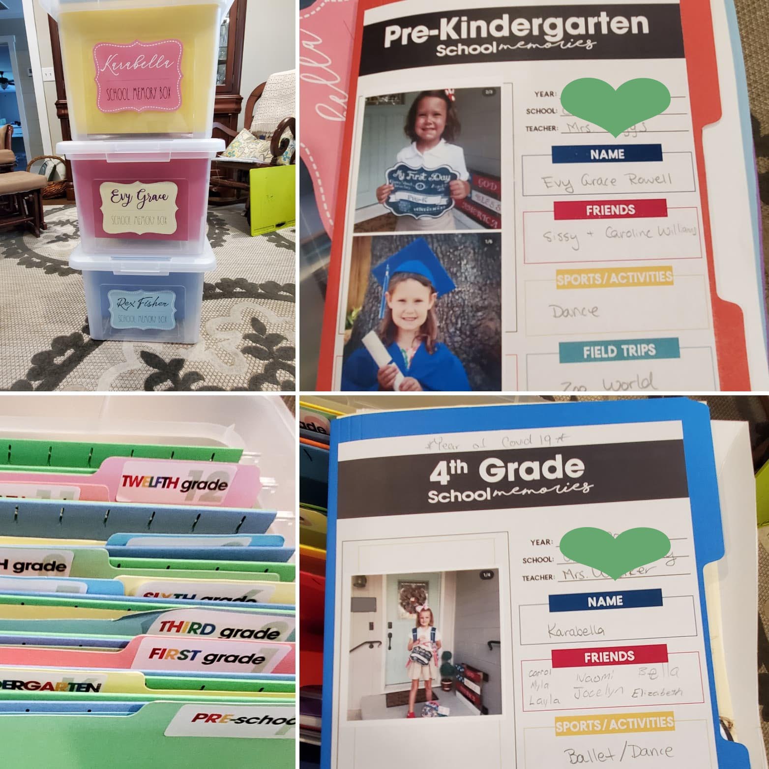 Lucky7s Studio: School Memory Boxes