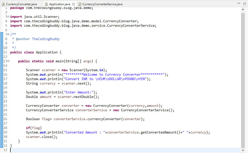 Post 8 Currency Converter Using Java