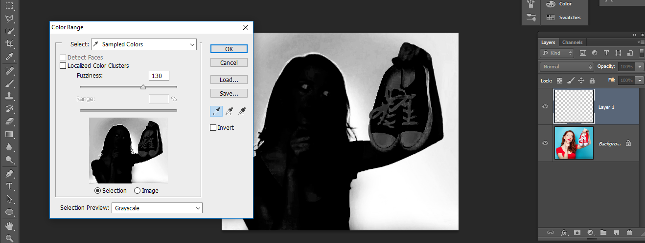 How to select and change color using color range tool - Photoshop Photo ...