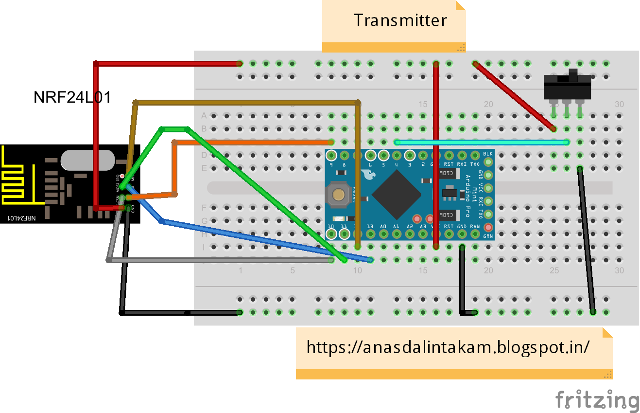 Wiring it My Way: Arduino Wireless Remote with 2.5GHz NRF24L01 Wiring it My Way: Arduino Wireless Remote with 2.5GHz NRF24L01