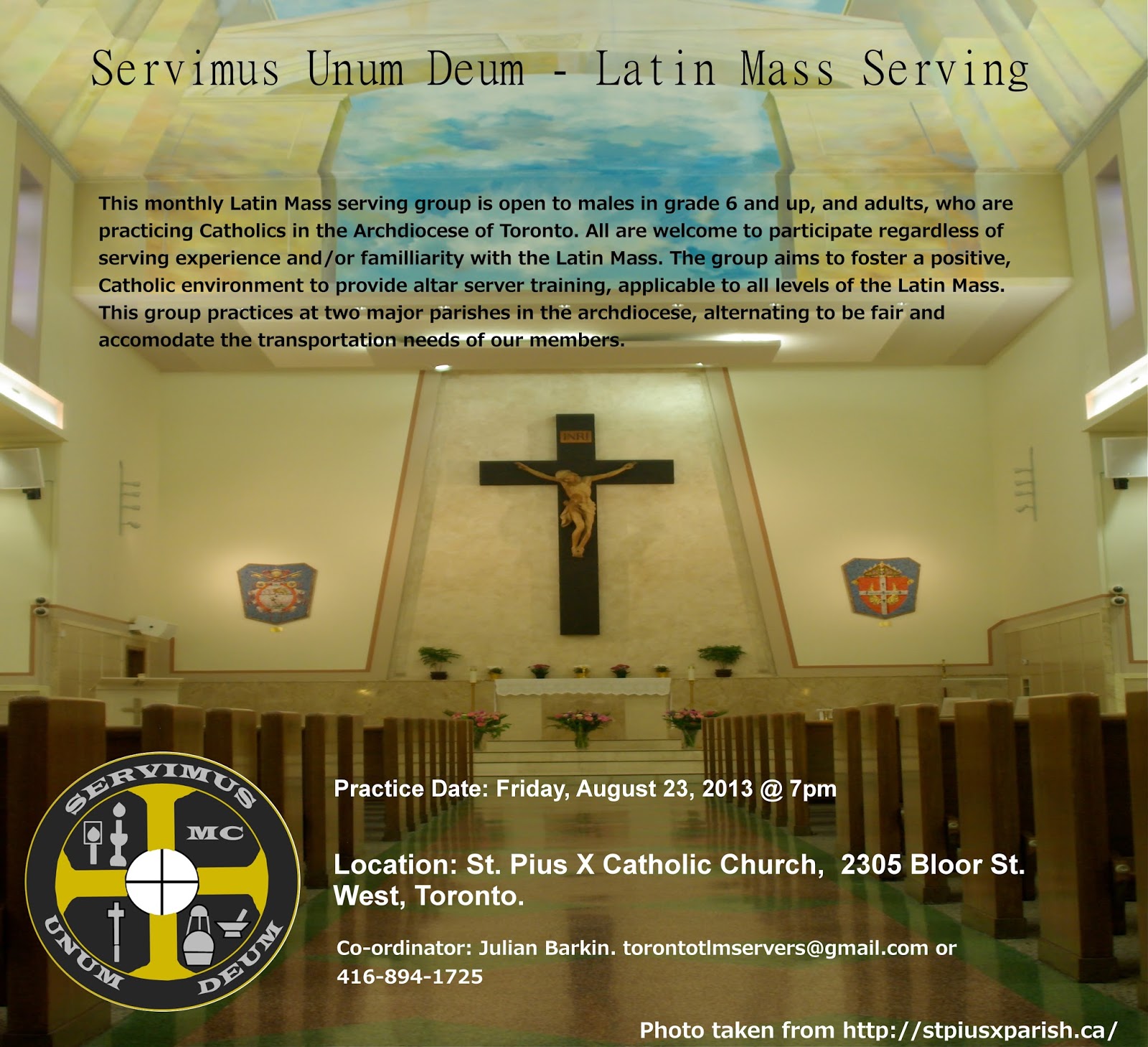 Servimus unum Deum - Latin Mass Altar Serving and Related Matters in ...
