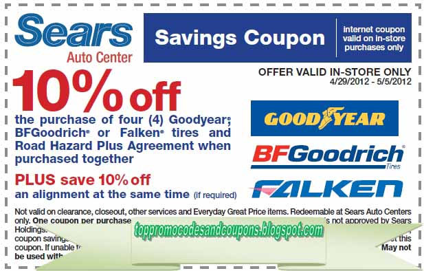 Free Promo Codes and Coupons 2023: Sears Coupons