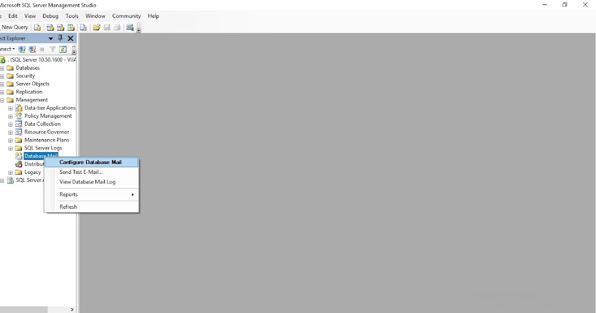 Sql Server Configure Database Mail Using Wizard Aspmantra Aspnetmvcangularjsjquery