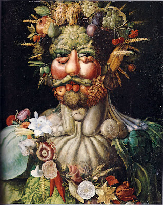 Creative Portraits from Fruits