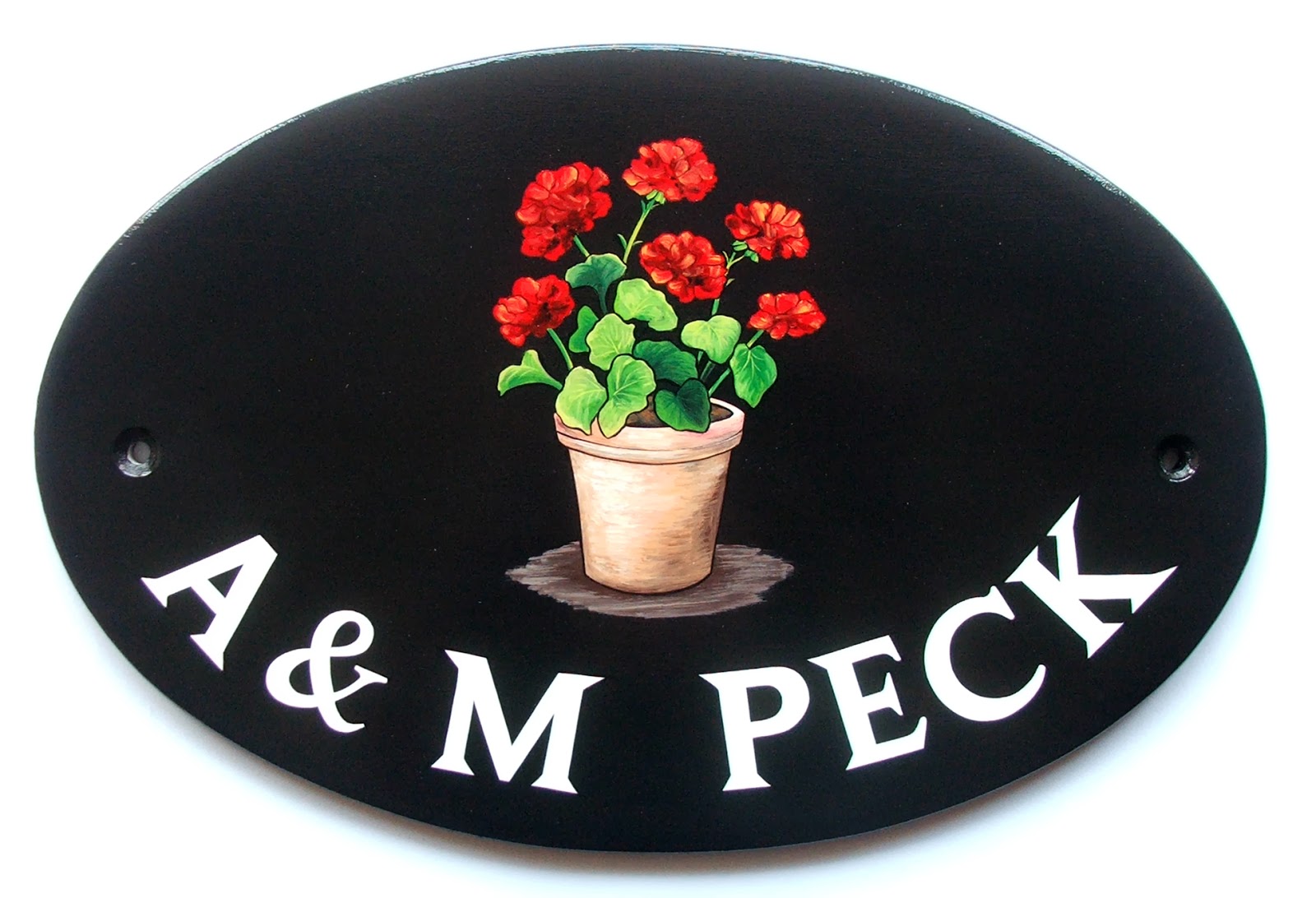 Hand Painted House Signs by Ceramic Art: Hand Painted Ceramic House ...