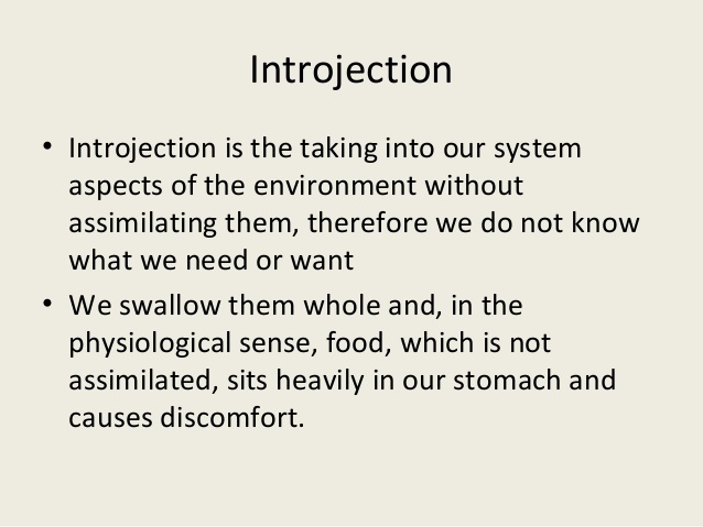 EXAMS AND ME : Introjection