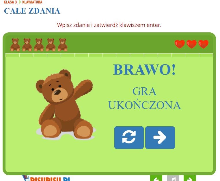 Zadania dla uczniów (kl. 1-3): Pisanie kl. 3