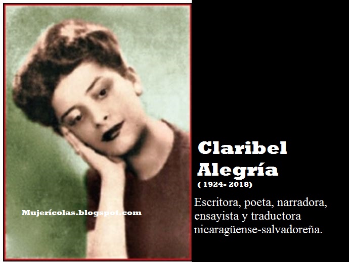 Mujerícolas: Claribel Alegría. Poeta