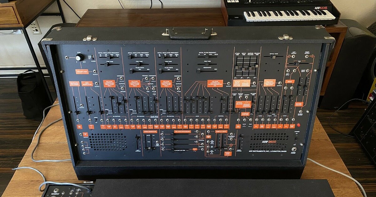 MATRIXSYNTH: Arp 2600 - 2601 Synthesizer And Keyboard 3620 SN 0790