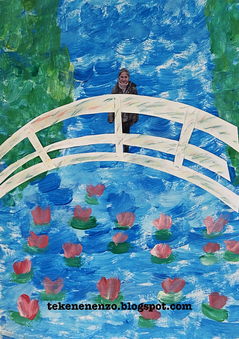 Kids Artists: On Monet's bridge