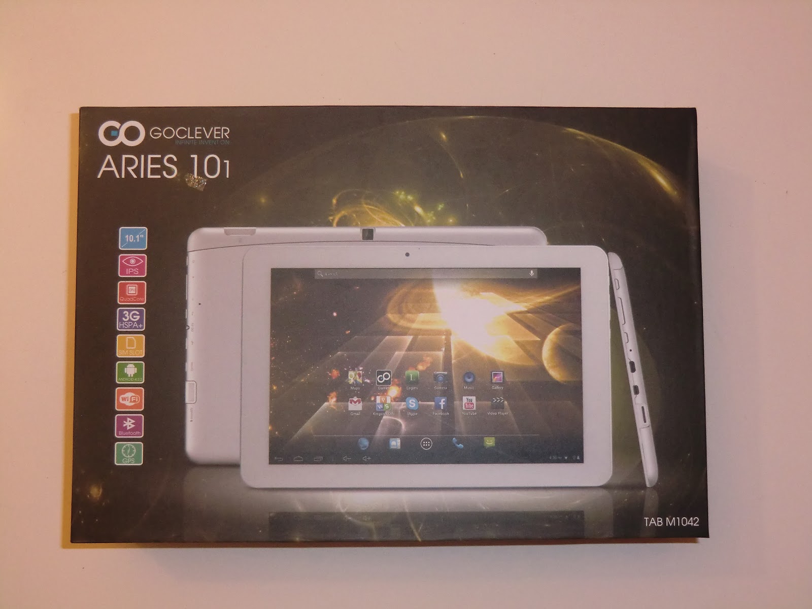 [REVIEW] Tablet GoClever Aries 101 (Quad-Core, IPS, 3G, 10.1") en ...