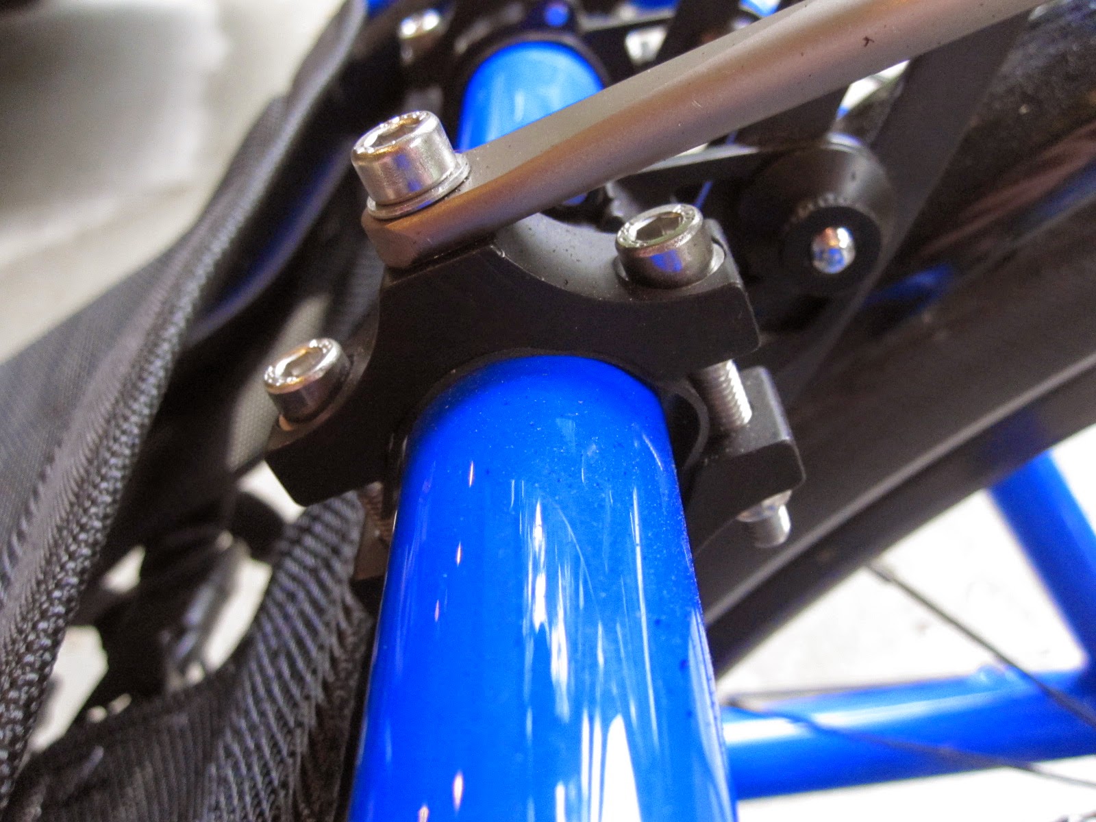 aerialcopper: Rear Rack on Catrike Expedition