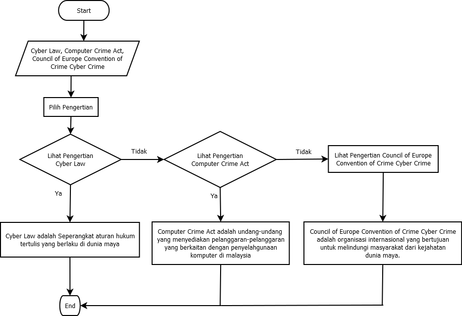 Ping: Flowchart Sederhana tentang Cyber Law, Computer Crime Act, dan ...