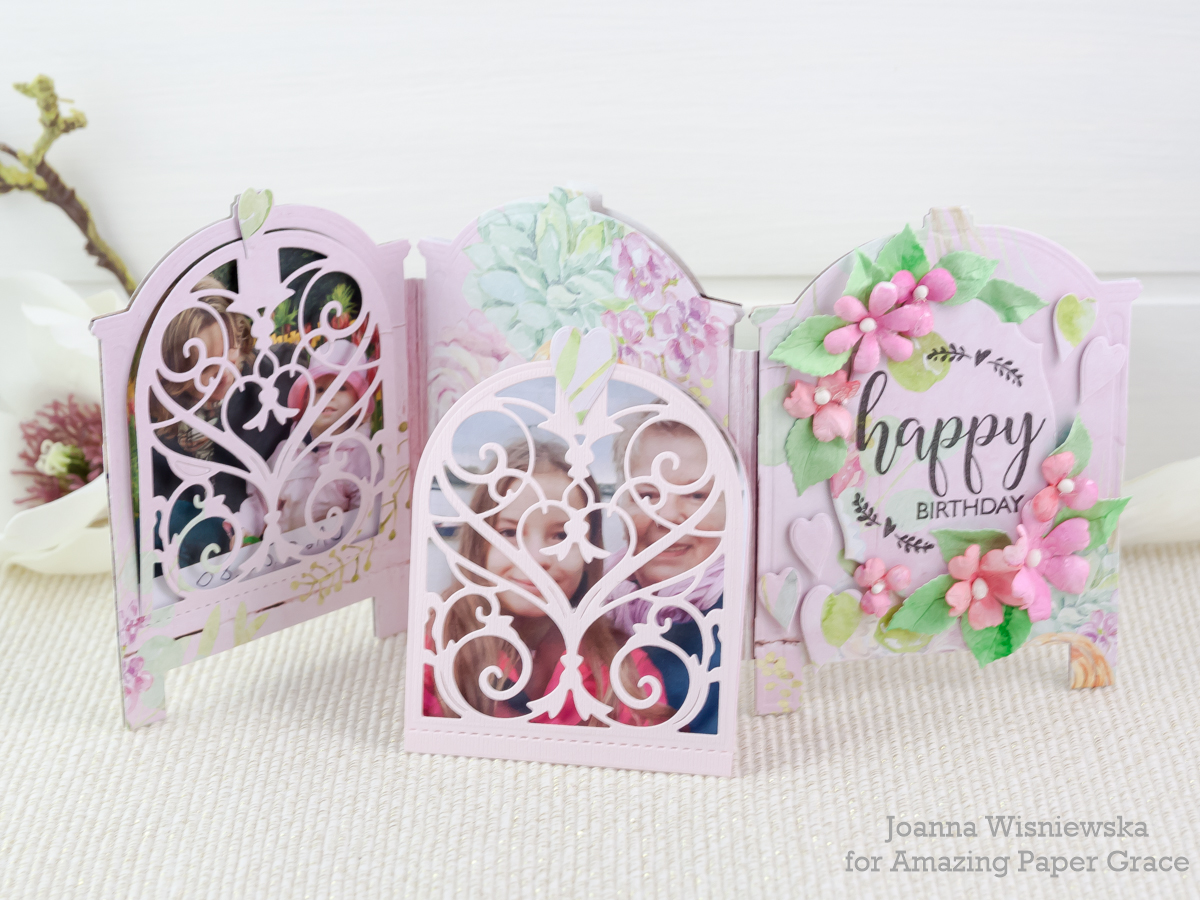 Joanna Wiśniewska: Happy Birthday Mini 3D Vignette Valentines Mailbox